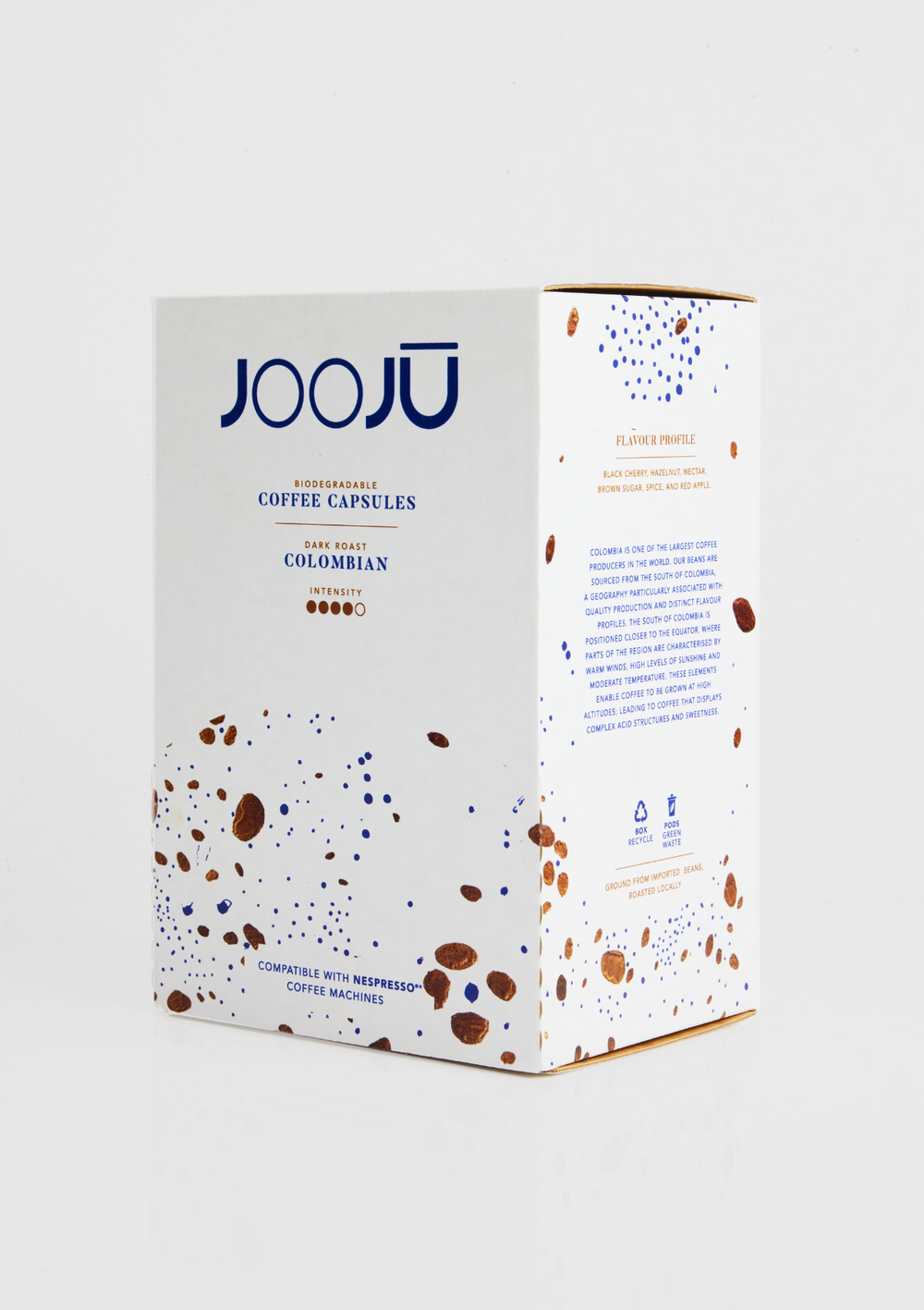 JooJu Coffee Colombian - 100 Coffee Capsules (Dark Roast)