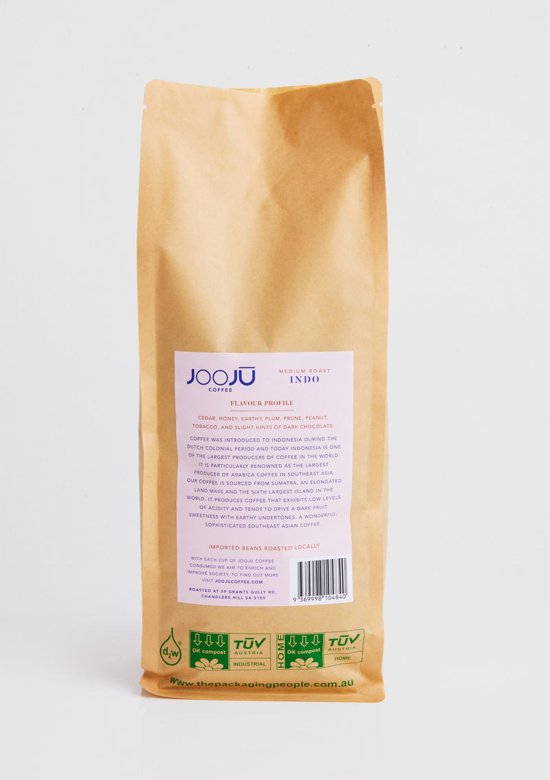 JooJu Coffee Indonesian - 1kg Coffee Beans (Medium Roast)