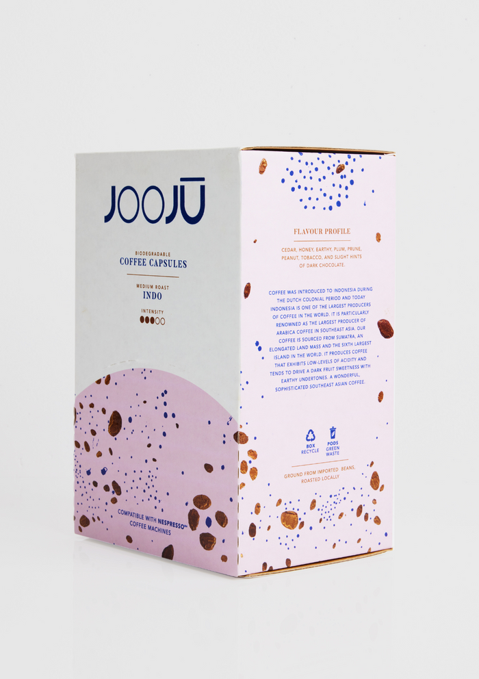 JooJu Coffee Indonesian - 100 Coffee Capsules Pods (Medium Roast)